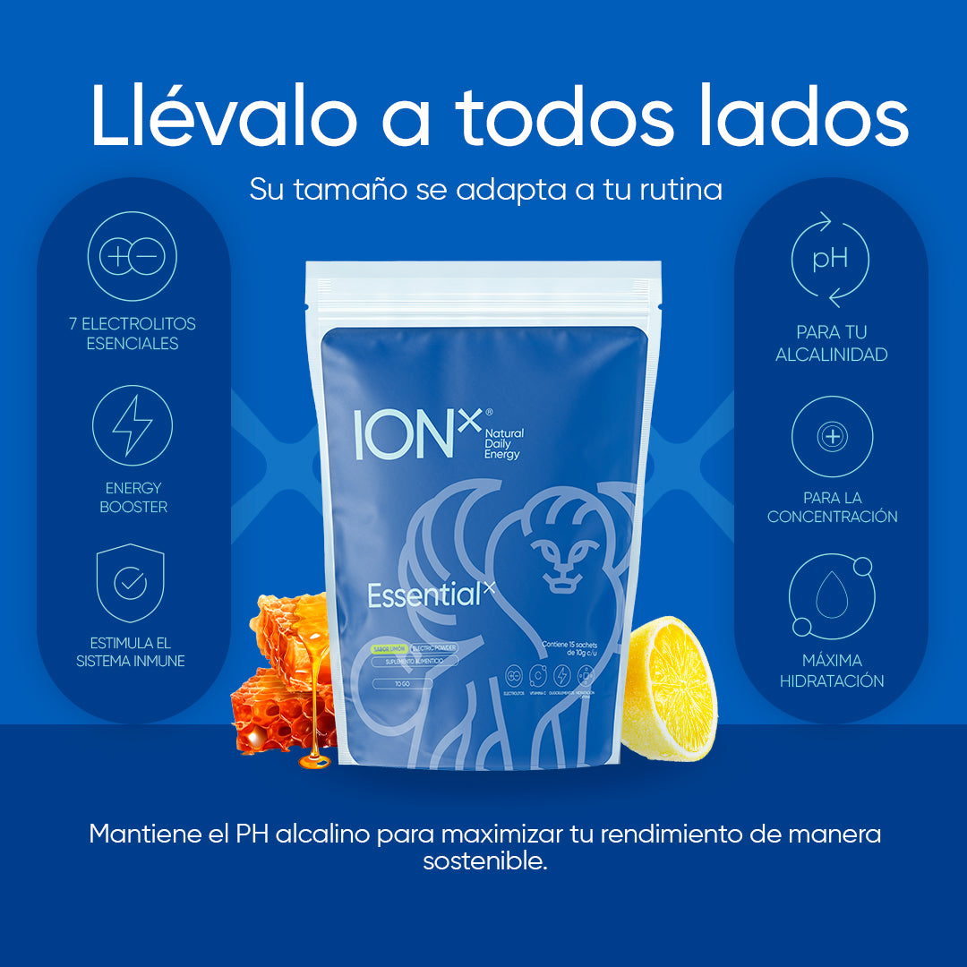 ION X Essential To Go Bolsa 150 g Limón
